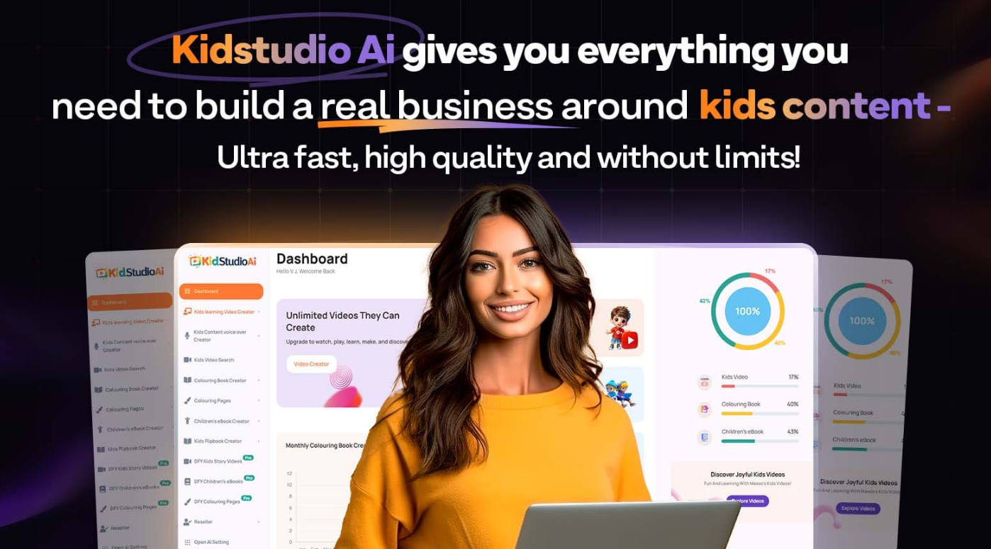 KidStudio AI – Unlock Fun, Fast & Profitable Kids’ Learning Adventures ...